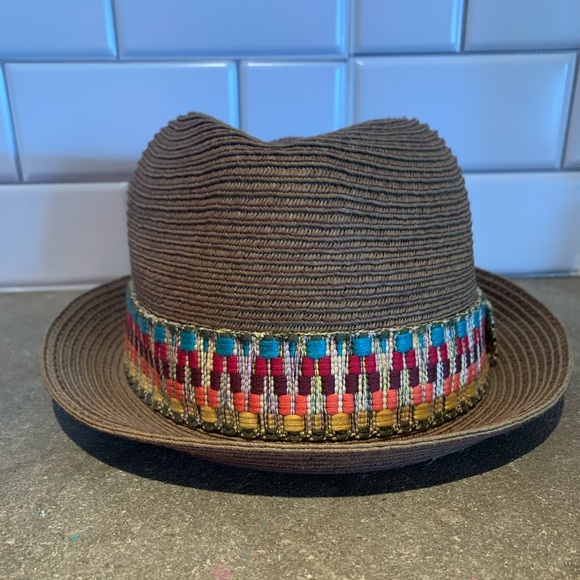 HOBO | Accessories | Hobo Tribal Vibrant Fedora Womens Hat | Poshmark